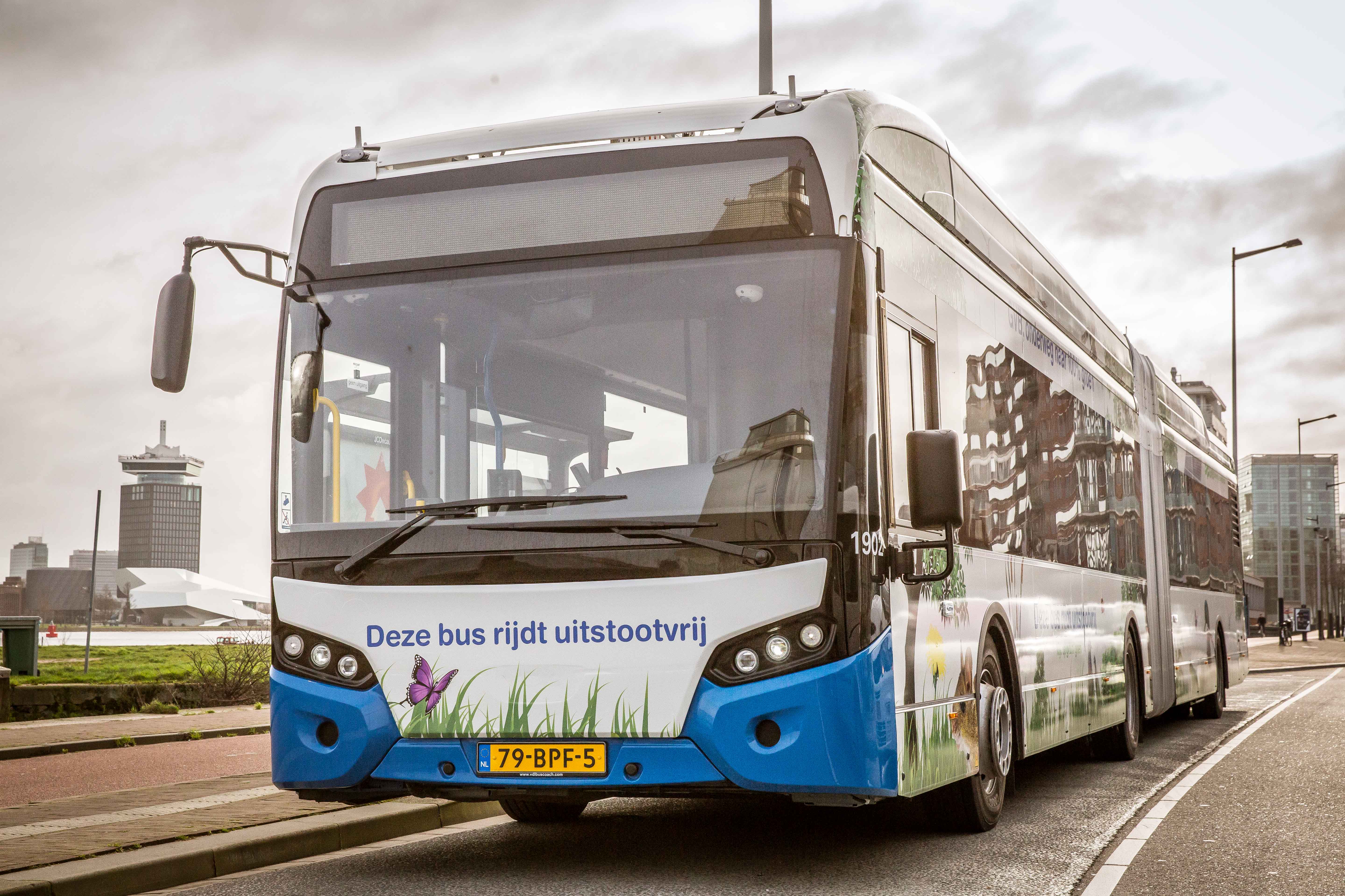 Gespot: de elektrische bus in een groene jas - Over GVB