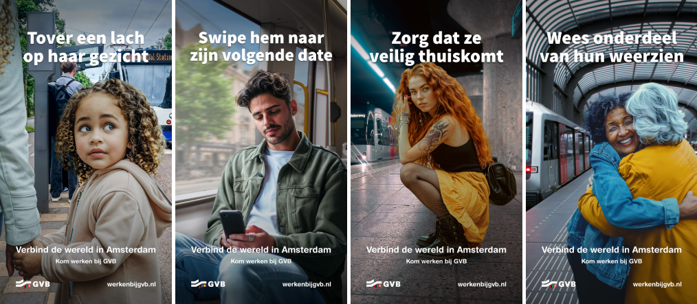 GVB lanceert wervingscampagne met AI-beelden - Over GVB